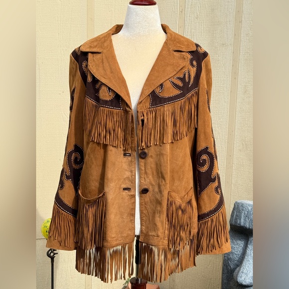 Tasha Polizzi | Jackets & Coats | Tasha Polizzi Collection Suede Fringe ...